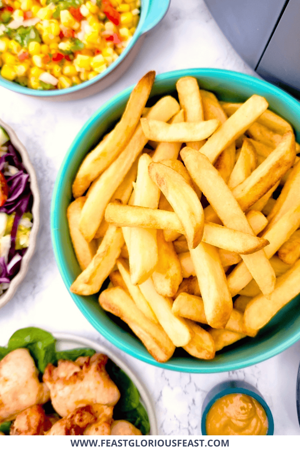 How to Air Fry Frozen Oven Chips – Feast Glorious Feast