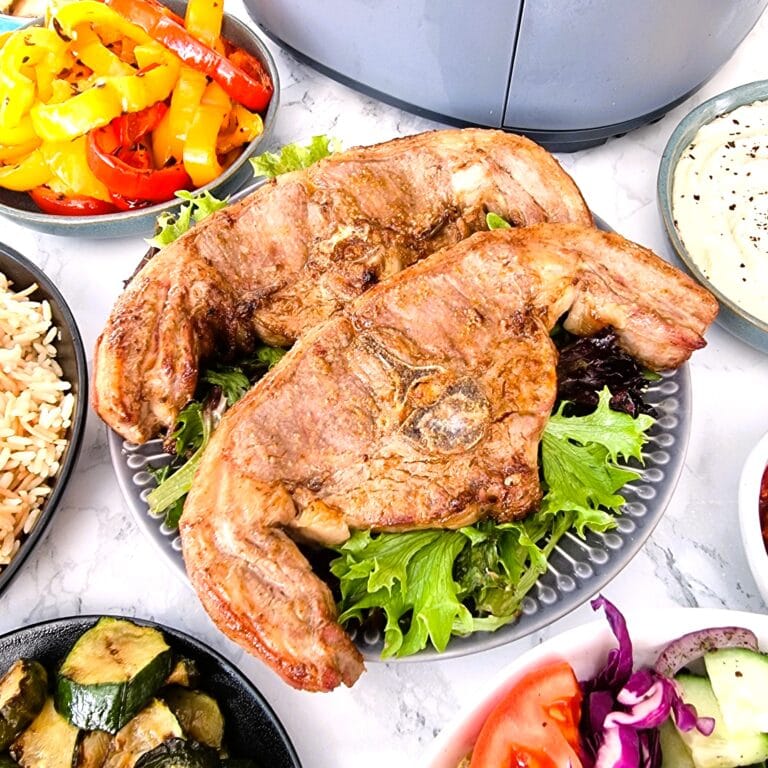 Air Fryer Barnsley Lamb Chops - Saddle Chops – Feast Glorious Feast