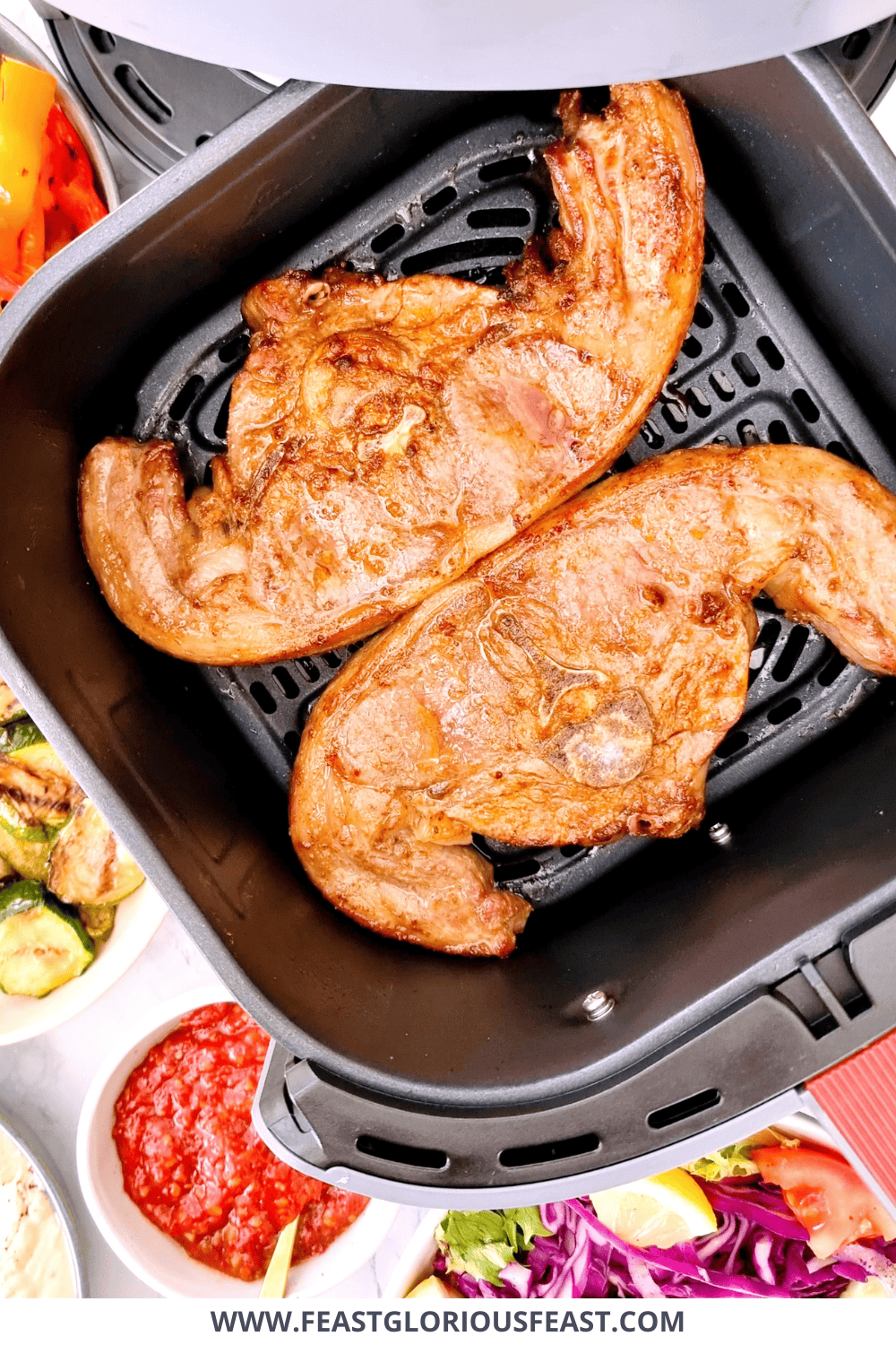 Air Fryer Barnsley Lamb Chops - Saddle Chops – Feast Glorious Feast