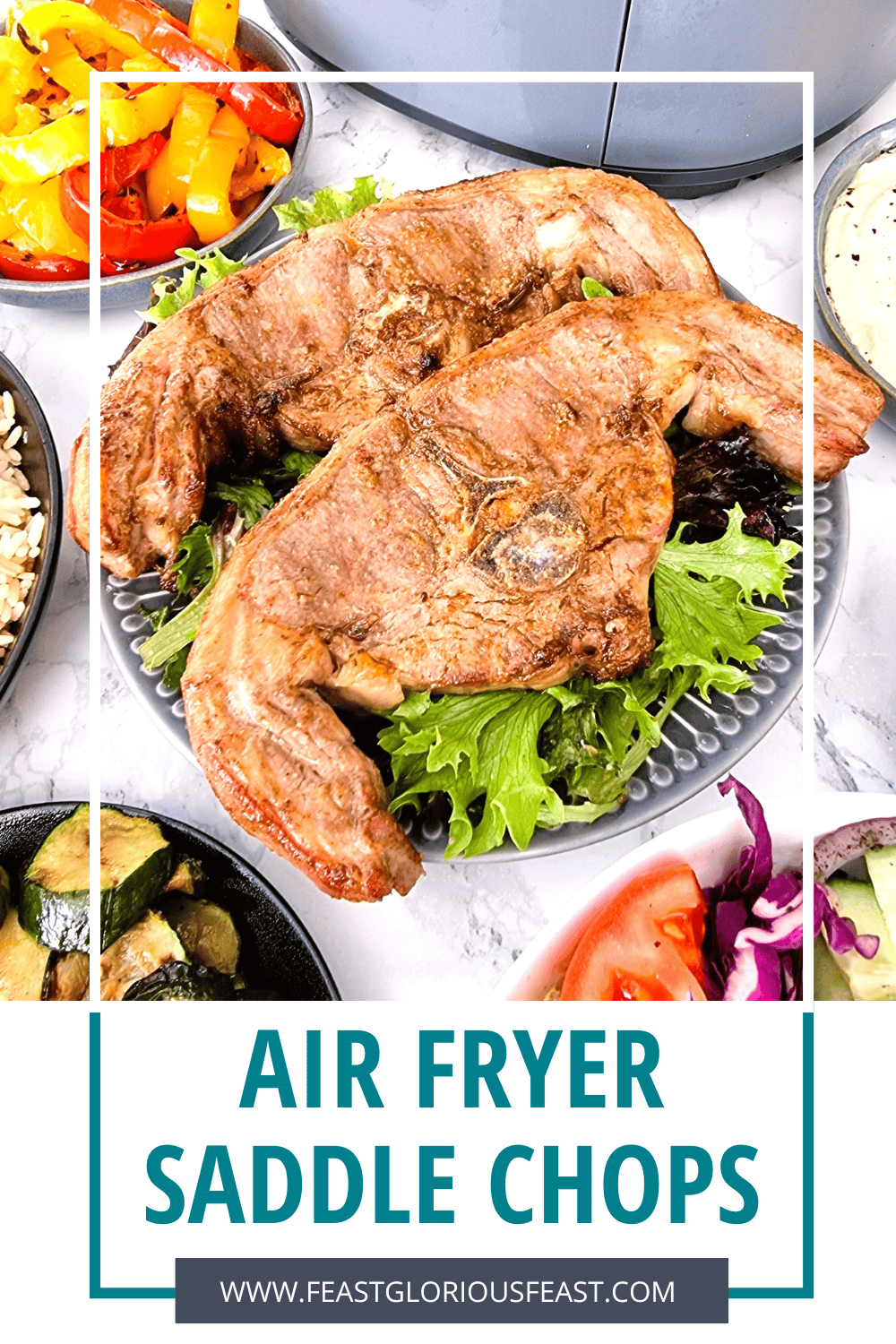 Air Fryer Barnsley Lamb Chops - Saddle Chops – Feast Glorious Feast