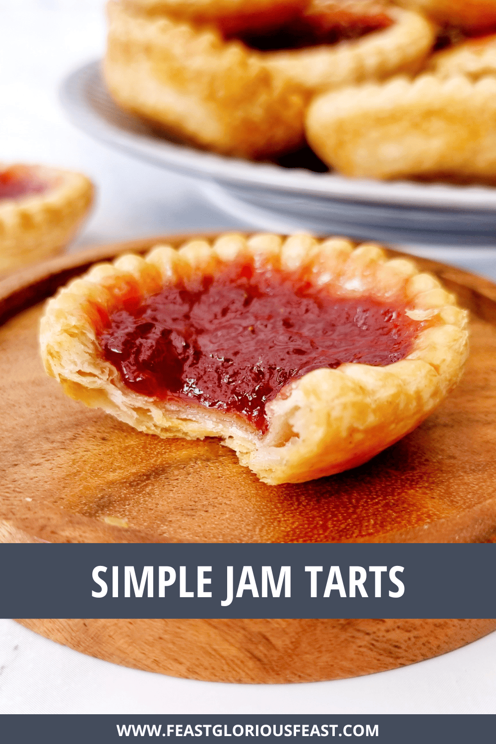 Simple Jam Tarts with Shortcrust Pastry – Feast Glorious Feast