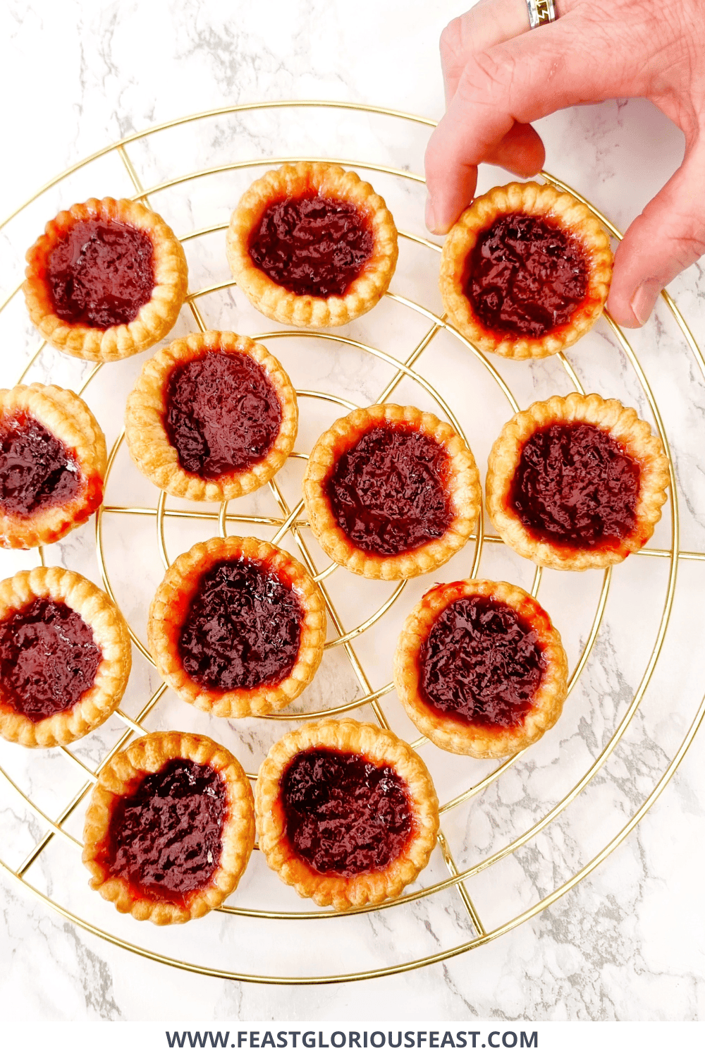 Simple Jam Tarts with Shortcrust Pastry – Feast Glorious Feast
