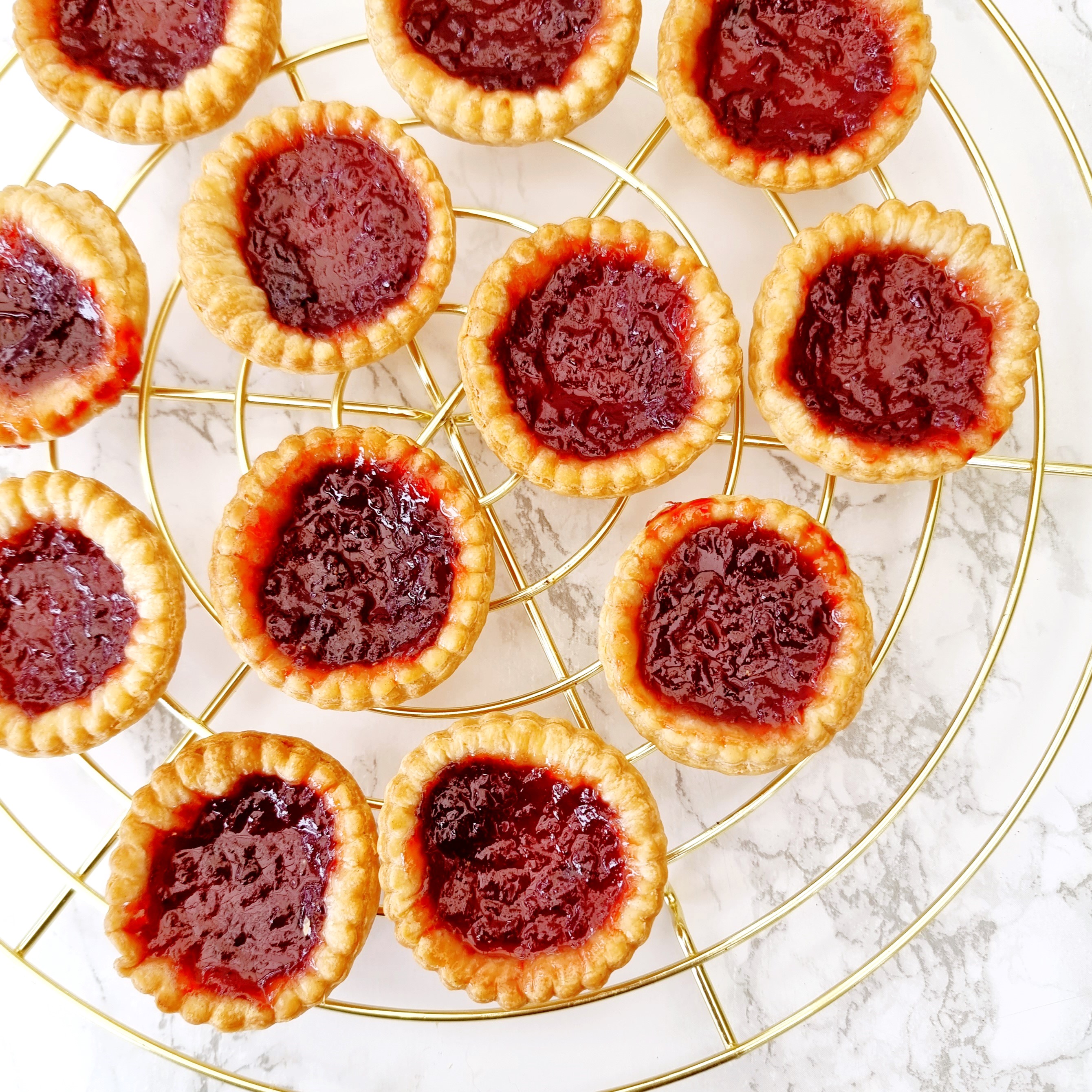 Simple Jam Tarts with Shortcrust Pastry – Feast Glorious Feast