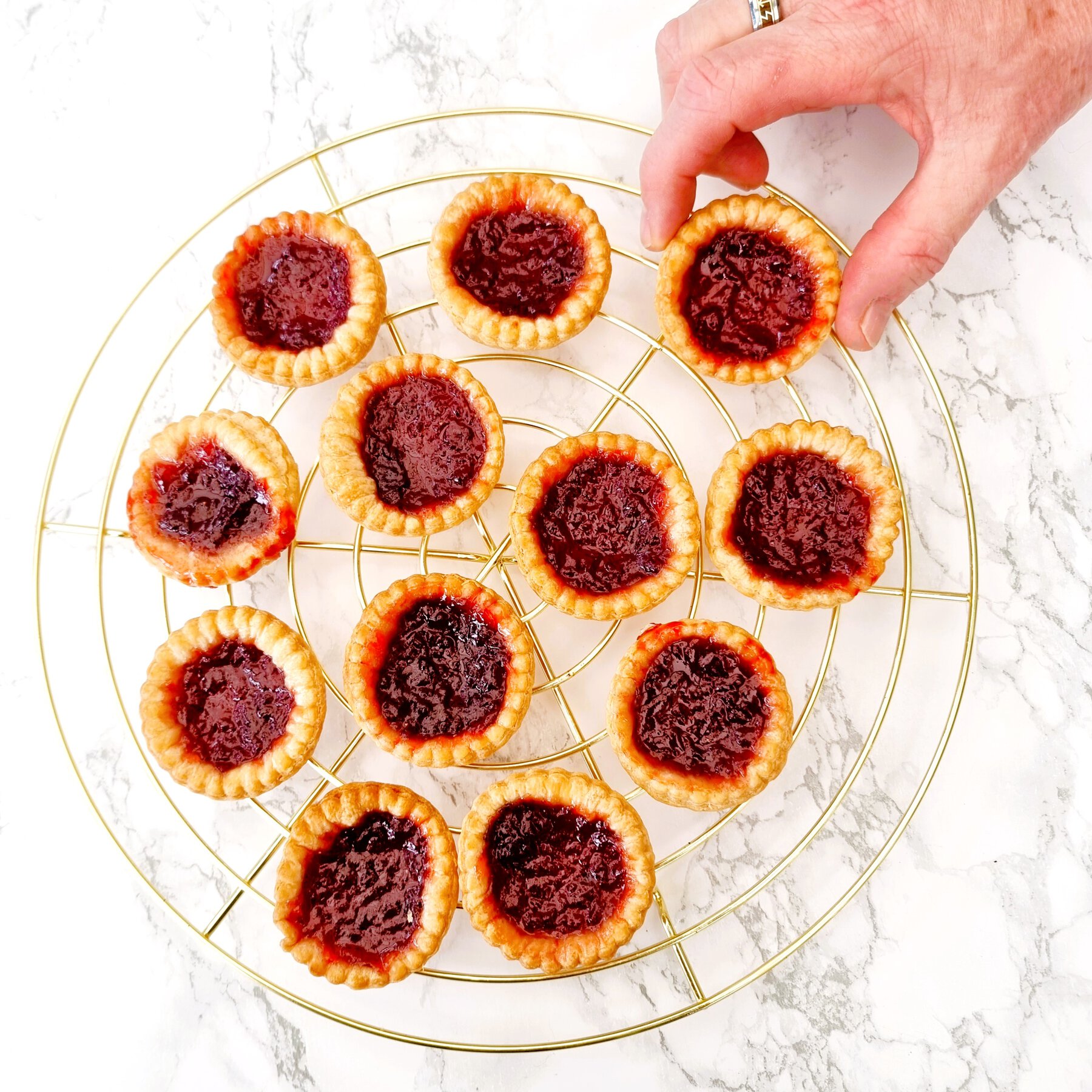 Simple Jam Tarts with Shortcrust Pastry – Feast Glorious Feast