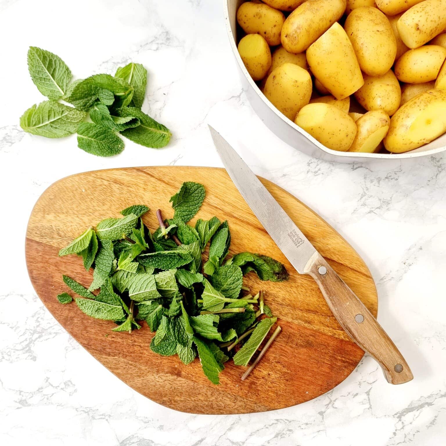 Minted Boiled New Potatoes – Feast Glorious Feast