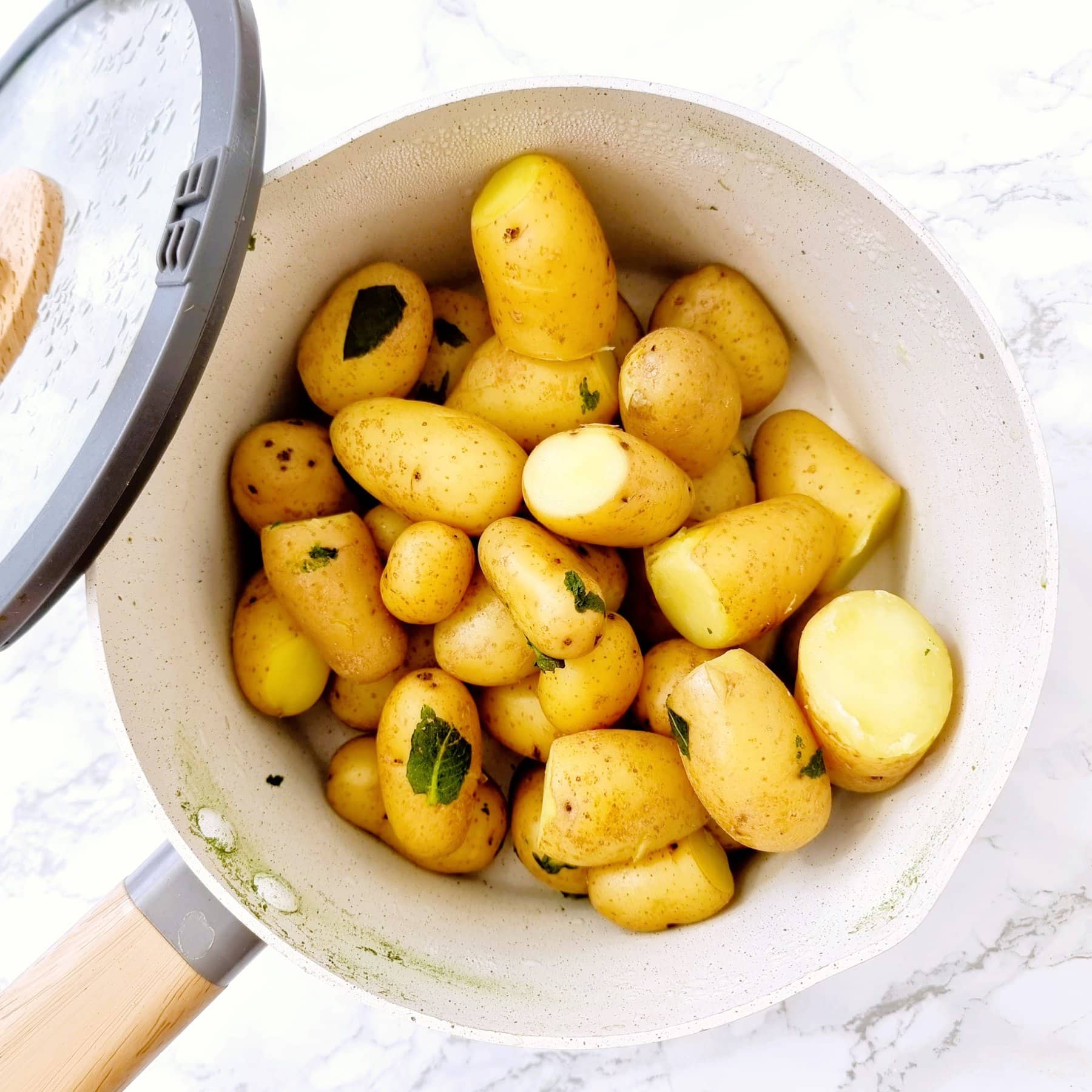 Minted Boiled New Potatoes – Feast Glorious Feast