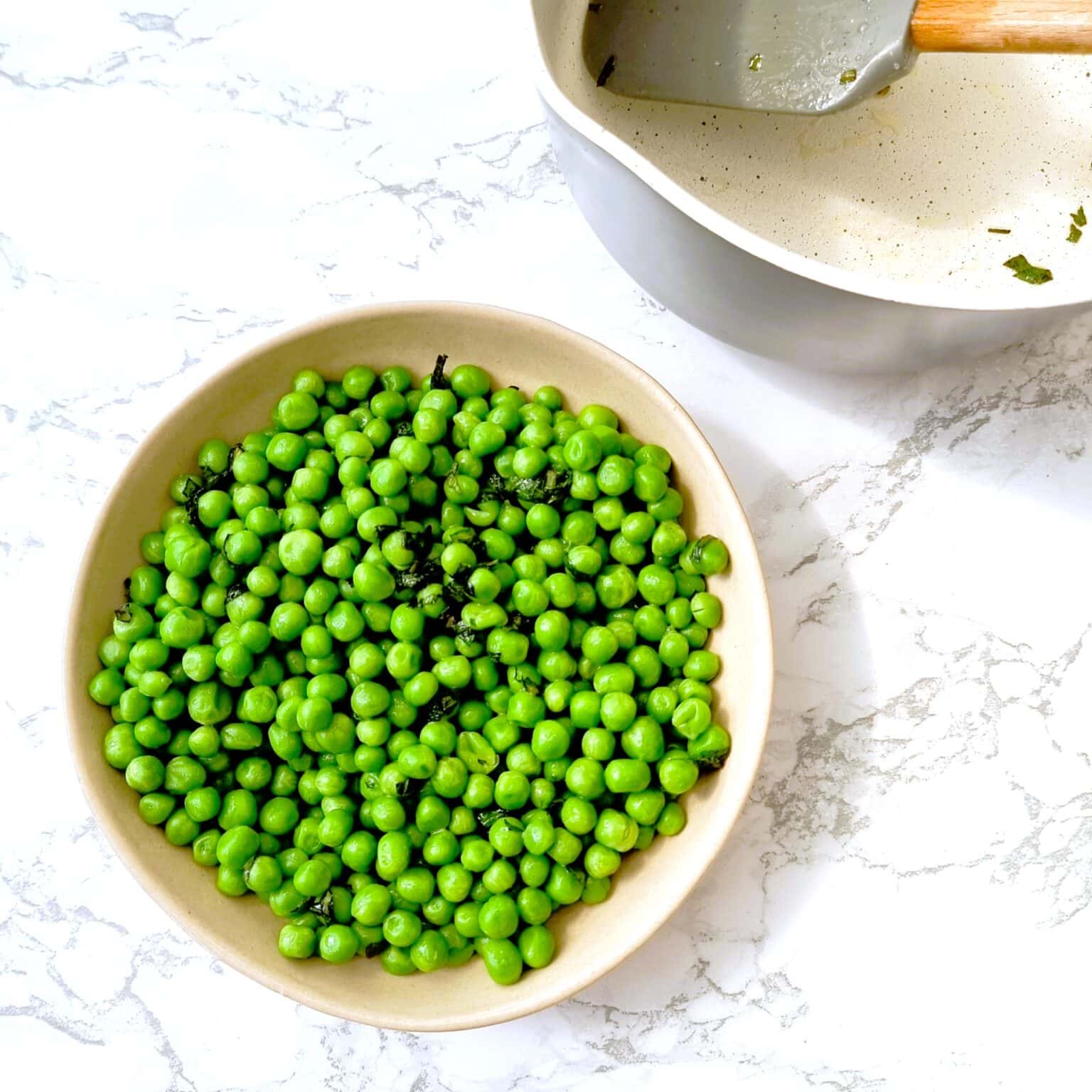 Minted Peas with Fresh Mint Leaves – Feast Glorious Feast