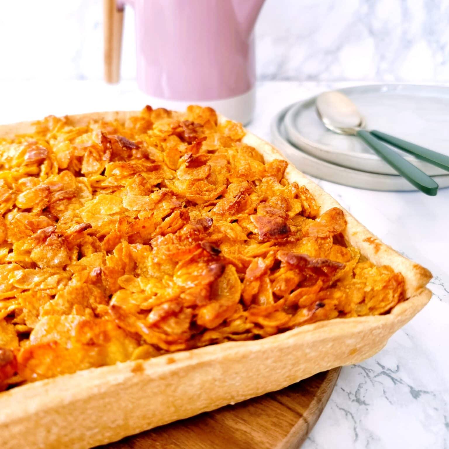 Cornflake Tart Slice - British School Recipe – Feast Glorious Feast