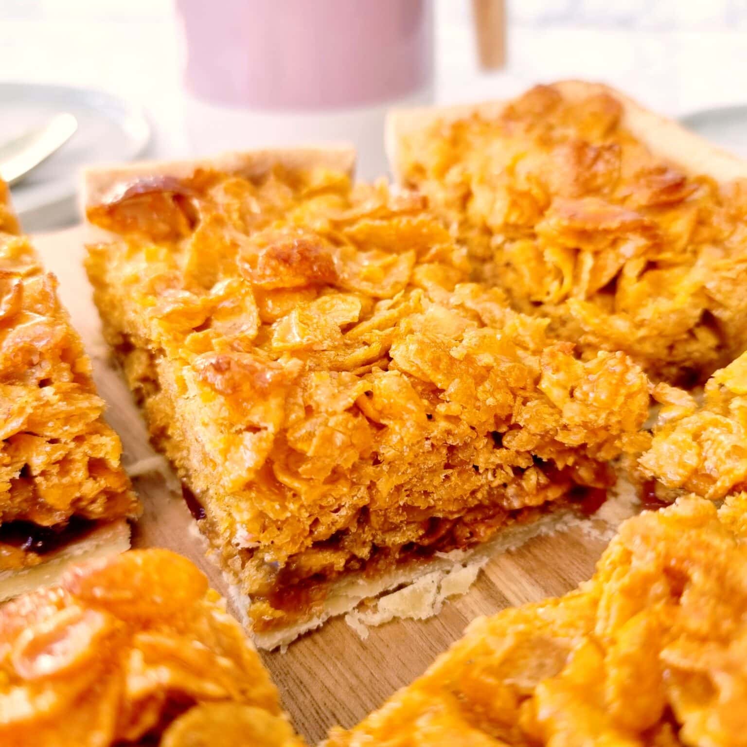 Cornflake Tart Slice - British School Recipe – Feast Glorious Feast