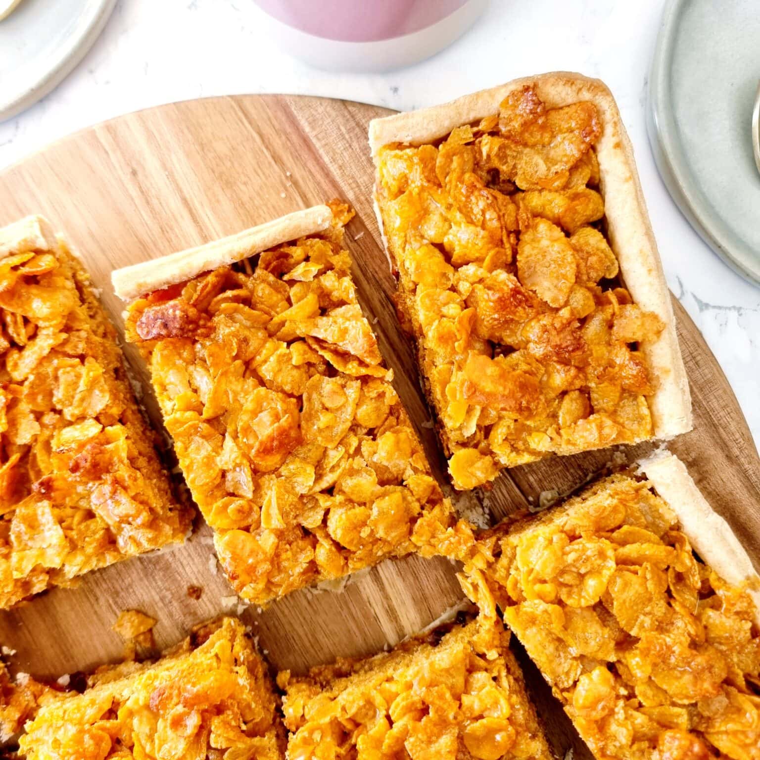 Cornflake Tart Slice - British School Recipe – Feast Glorious Feast