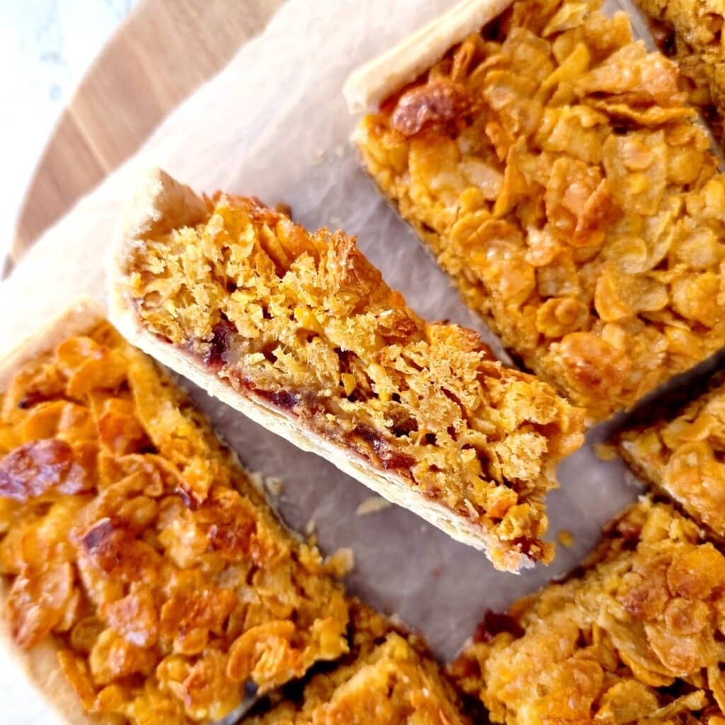 Cornflake Tart Slice - British School Recipe – Feast Glorious Feast