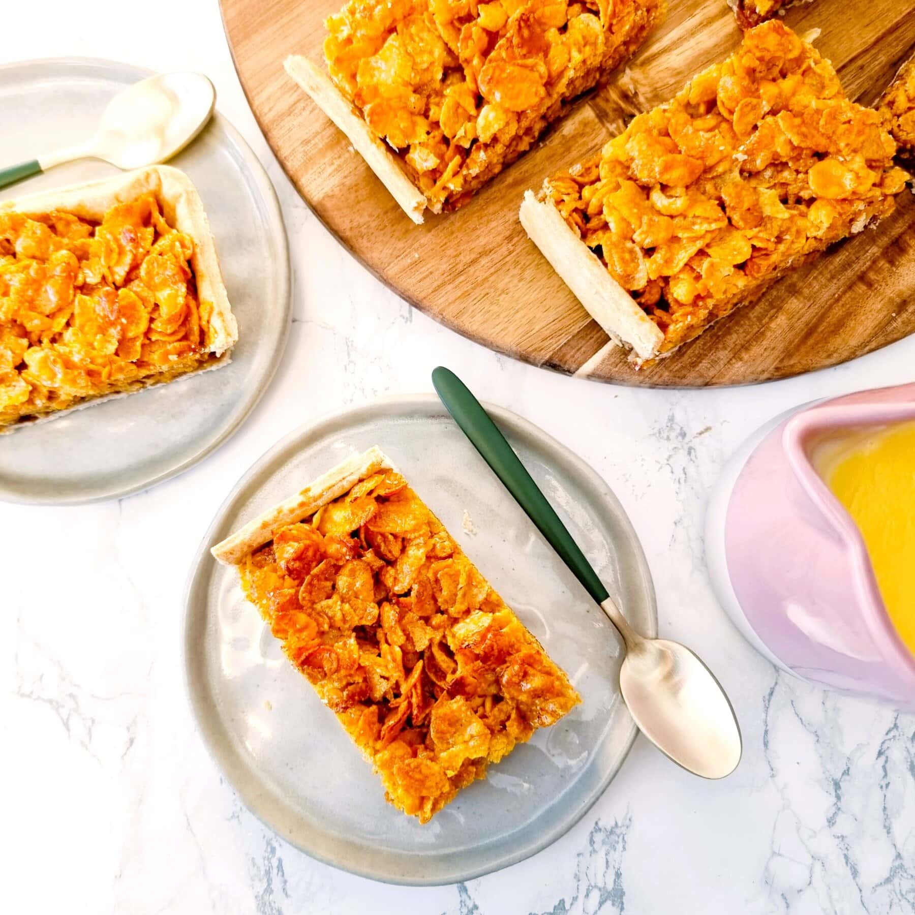 Cornflake Tart Slice - British School Recipe – Feast Glorious Feast