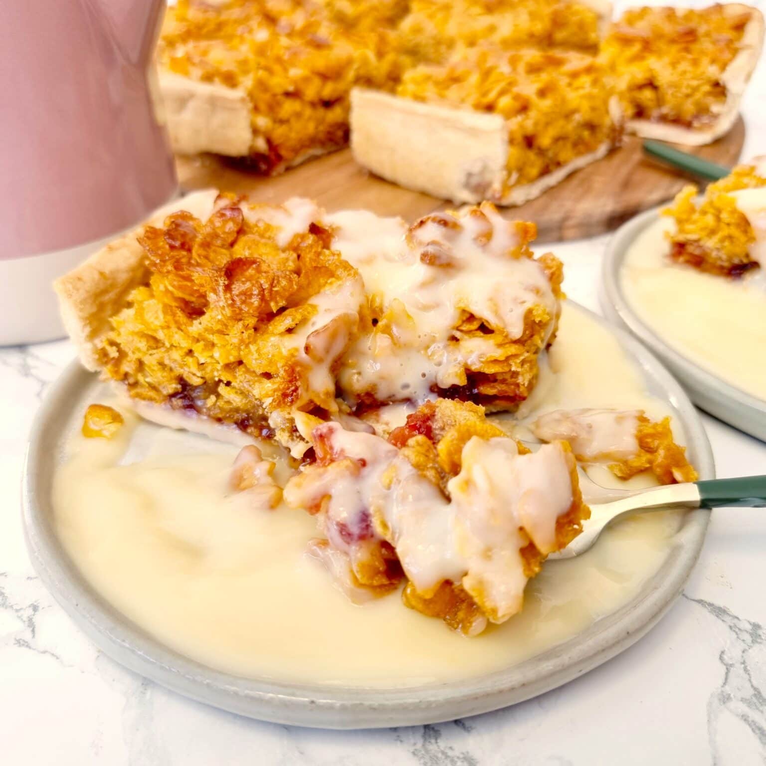Cornflake Tart Slice - British School Recipe – Feast Glorious Feast