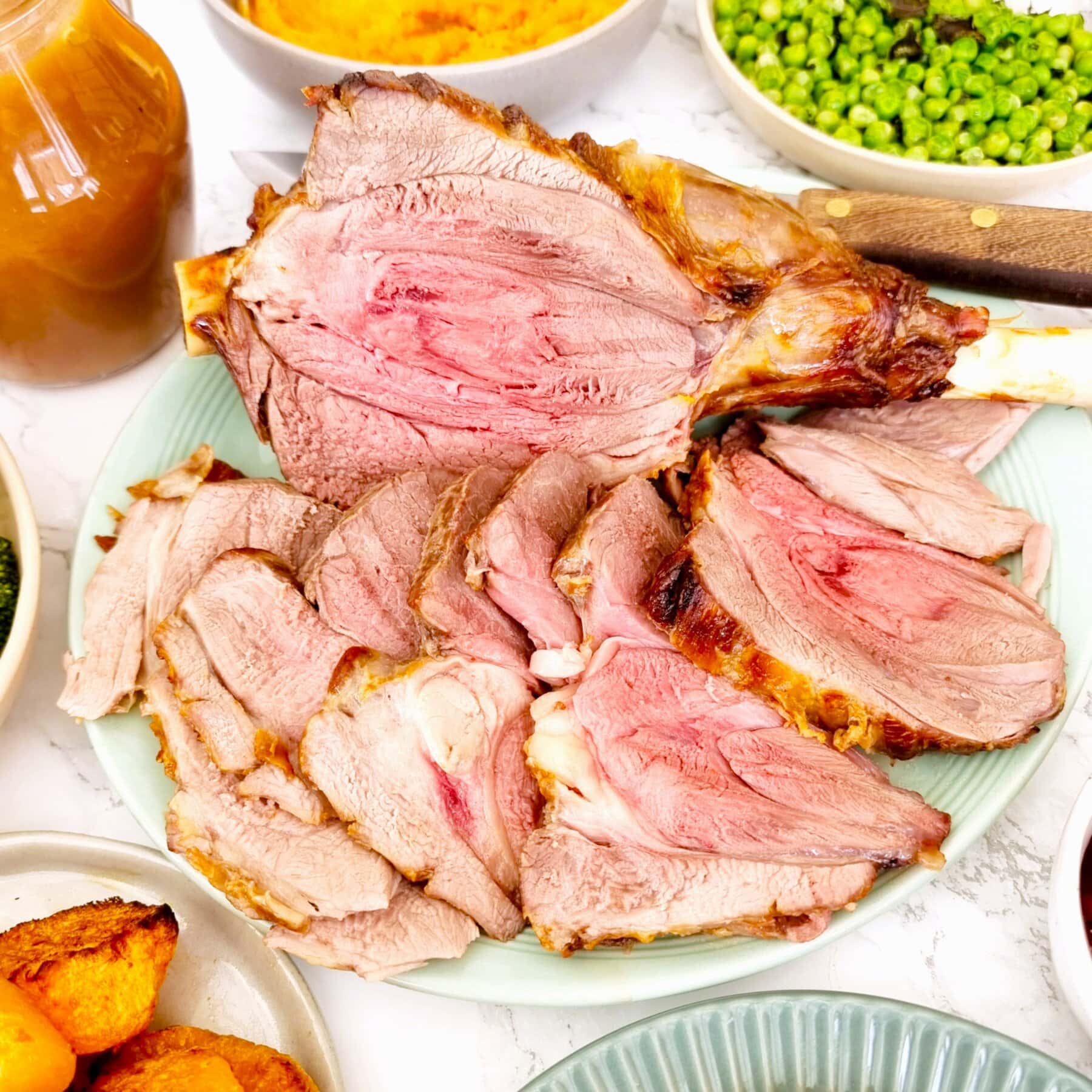 Simple Roast Half Leg of Lamb – Feast Glorious Feast