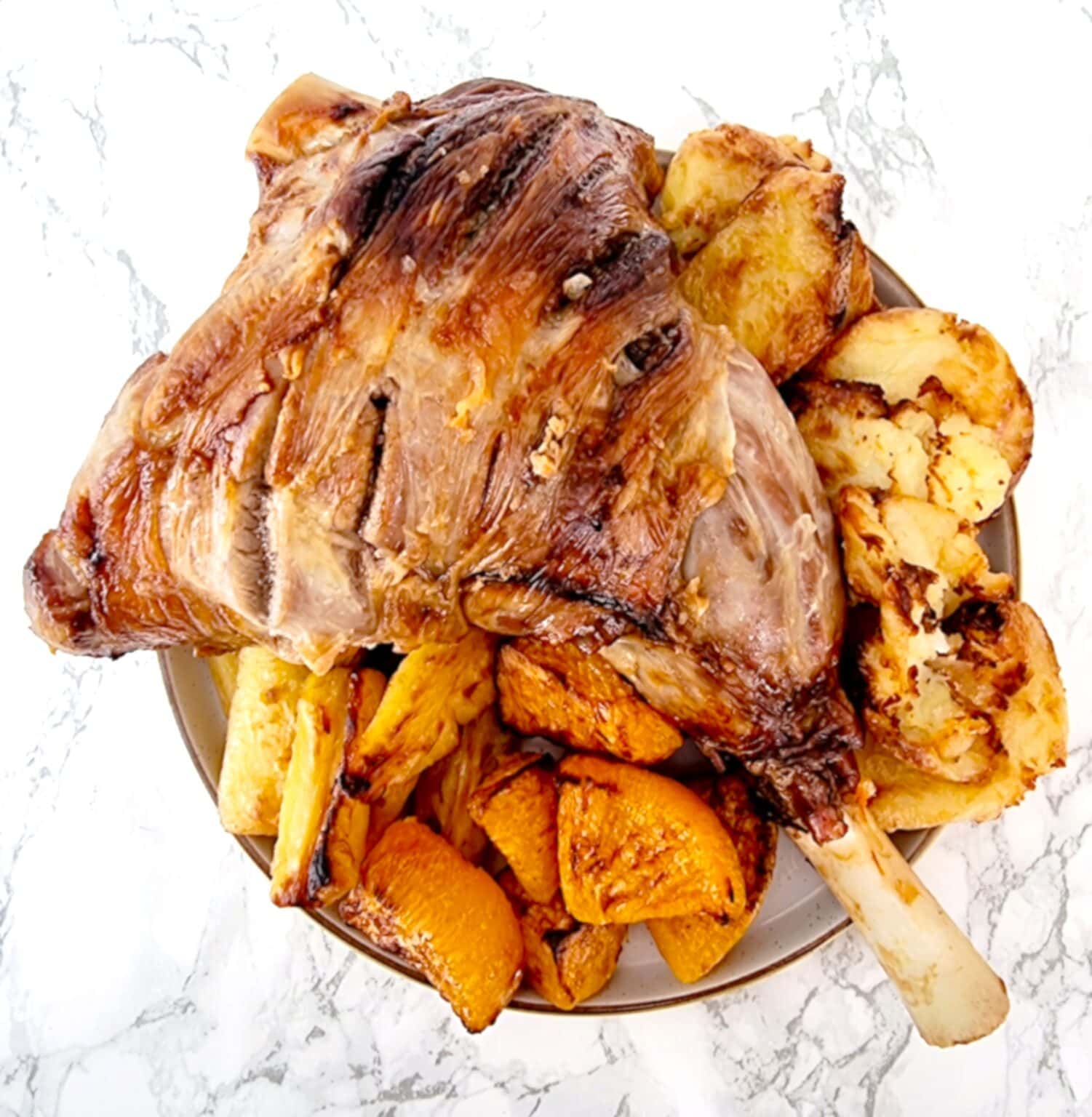 Simple Roast Half Leg of Lamb – Feast Glorious Feast