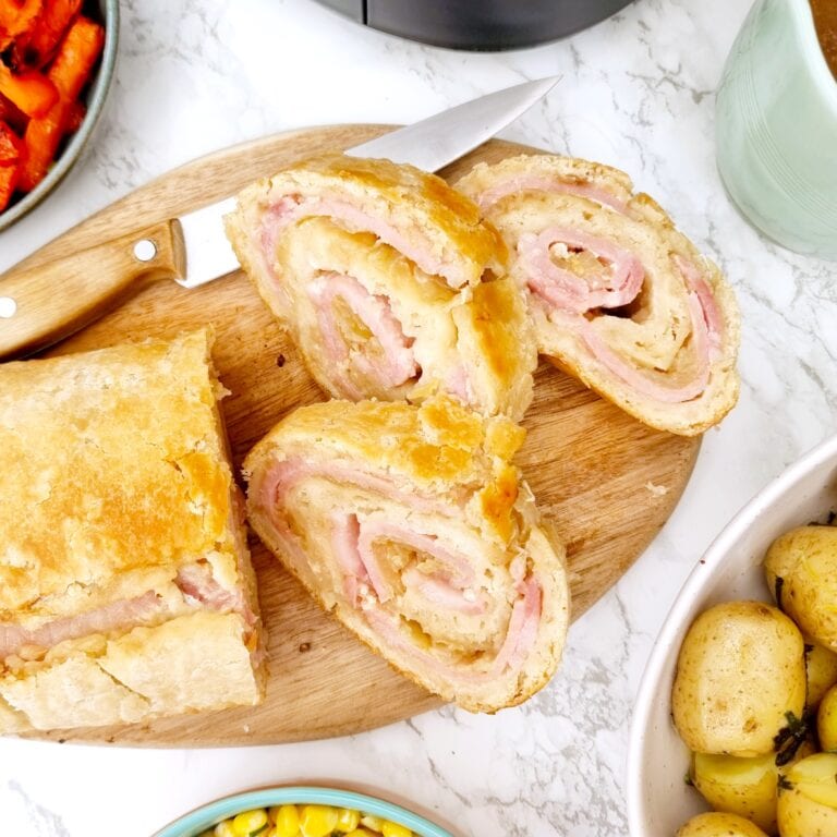 Bacon Onion Roly-Poly Pudding (Air Fryer Recipe) – Feast Glorious Feast