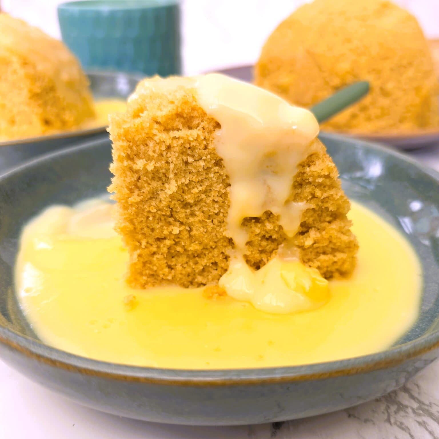 Easy Ginger Sponge Pudding (Microwave) – Feast Glorious Feast