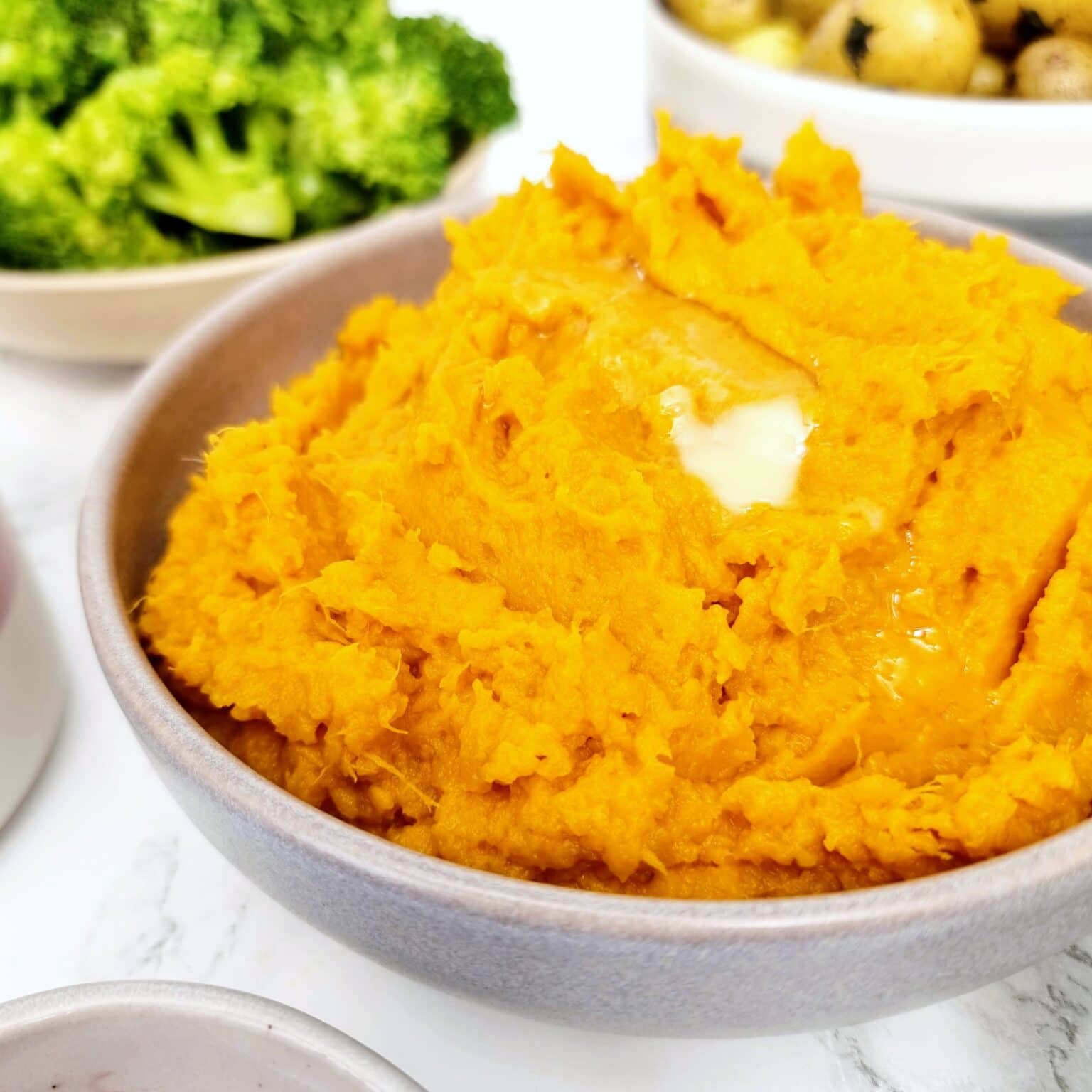 Sweet Potato Mash with Butter (No Cream) – Feast Glorious Feast