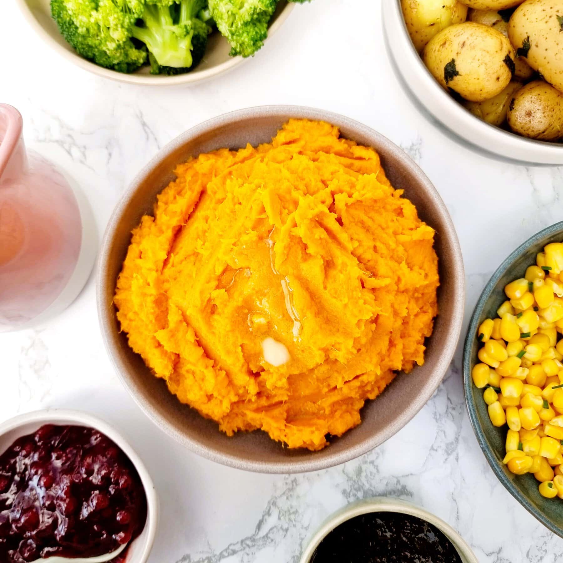 Sweet Potato Mash with Butter (No Cream) – Feast Glorious Feast