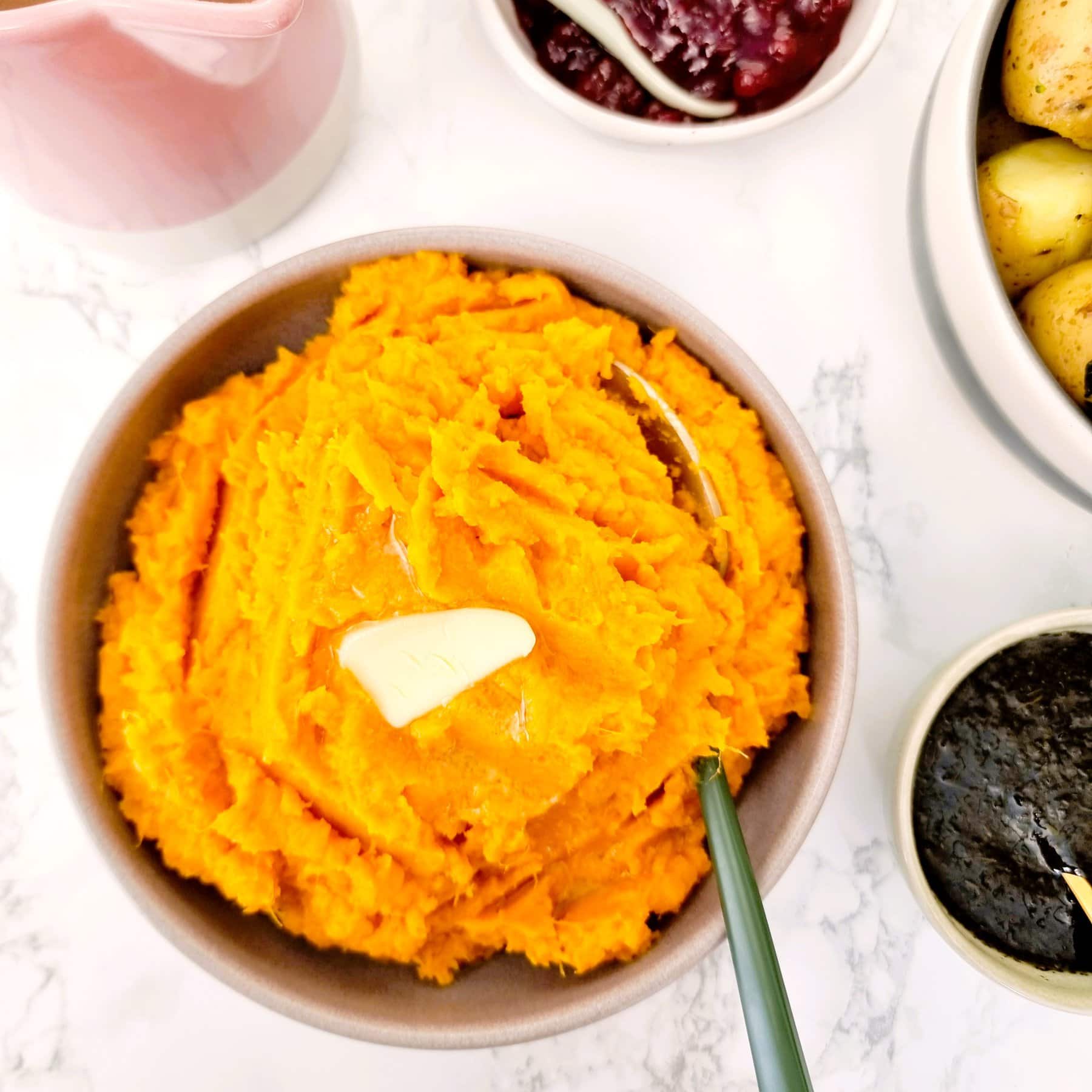 Sweet Potato Mash with Butter (No Cream) – Feast Glorious Feast