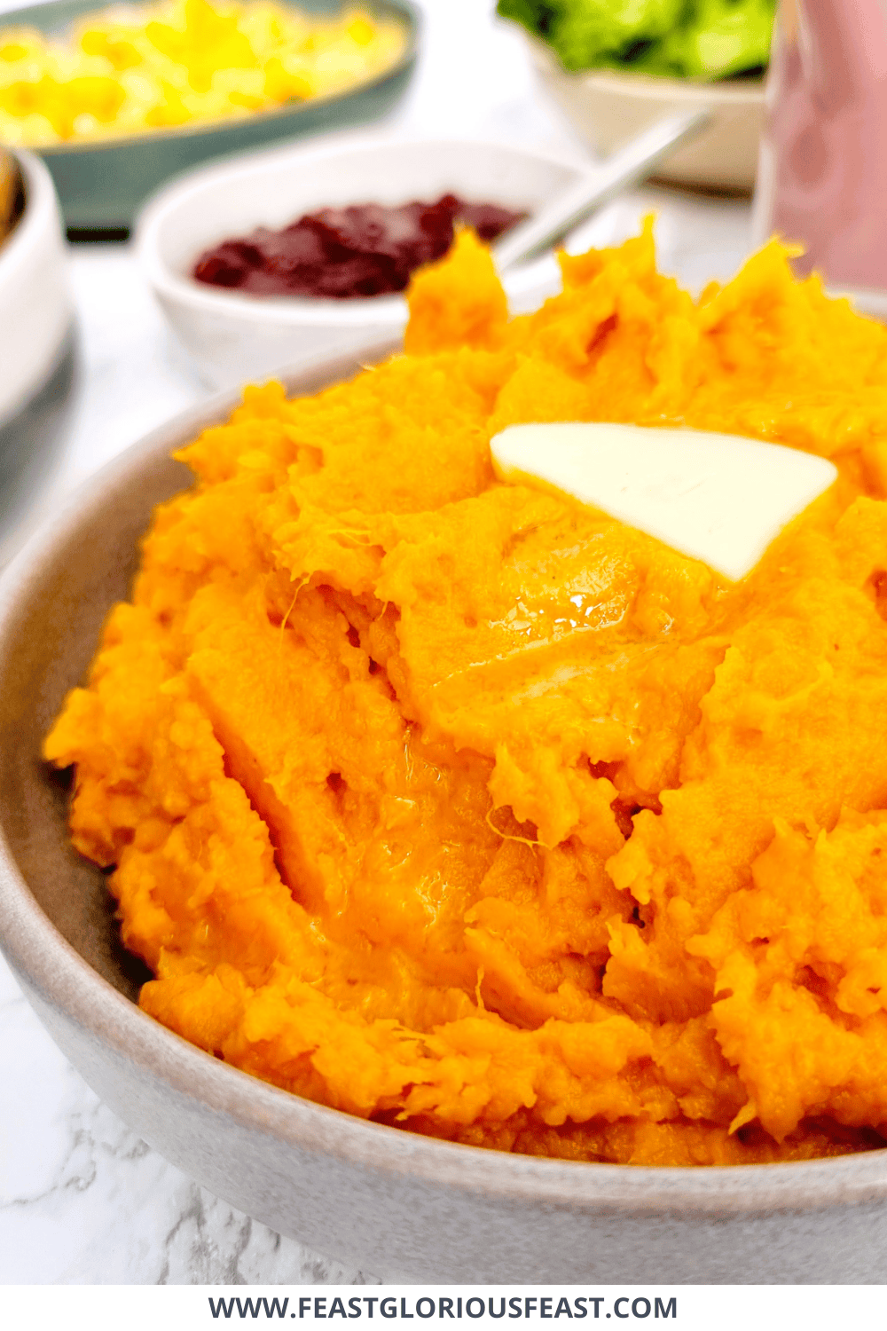 Sweet Potato Mash with Butter (No Cream) – Feast Glorious Feast