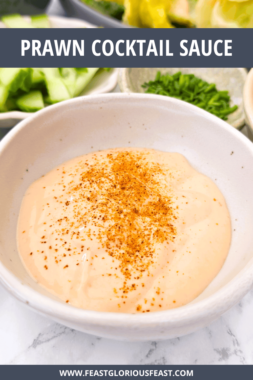 Prawn Cocktail Sauce - Classic Marie Rose – Feast Glorious Feast