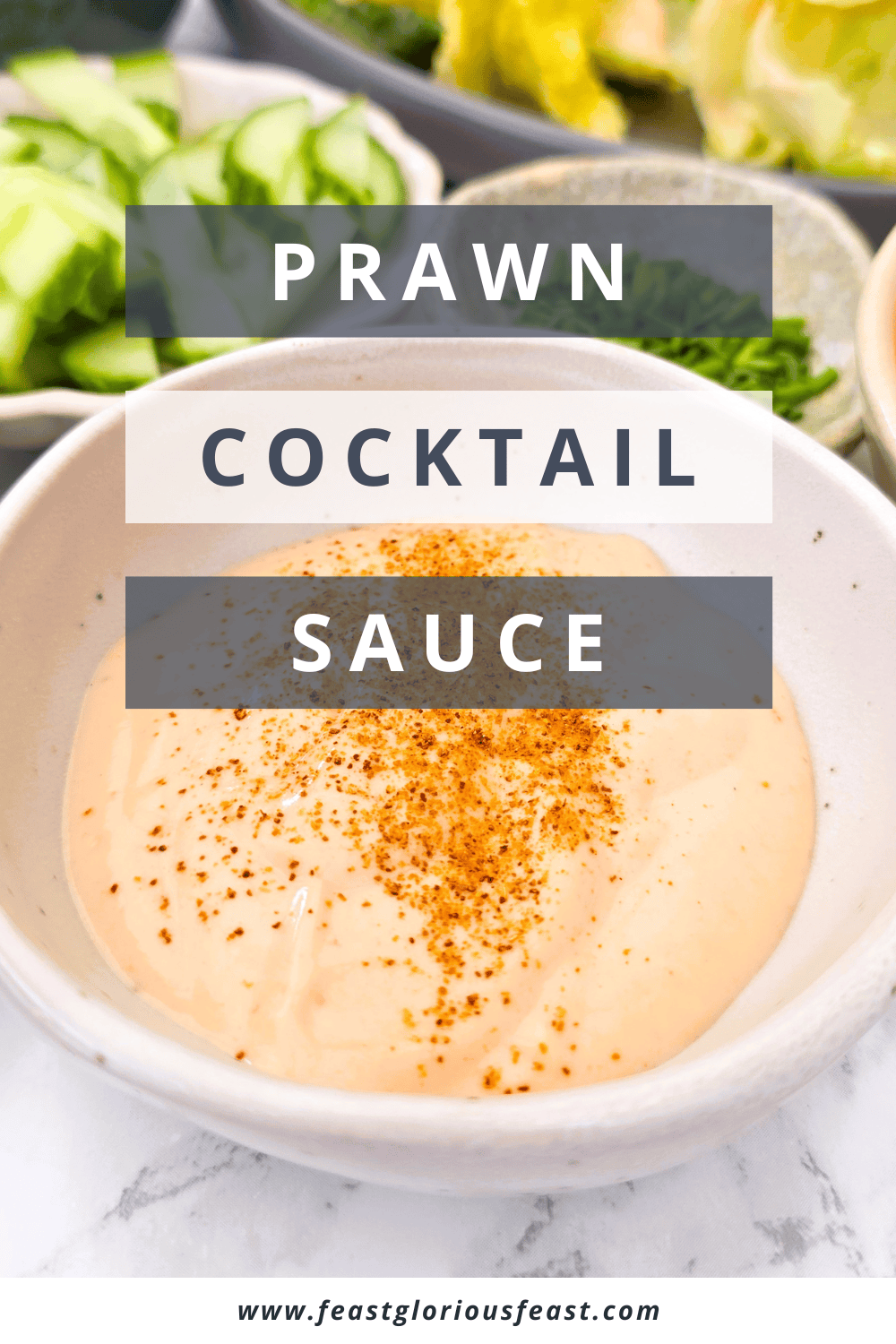 Prawn Cocktail Sauce - Classic Marie Rose – Feast Glorious Feast