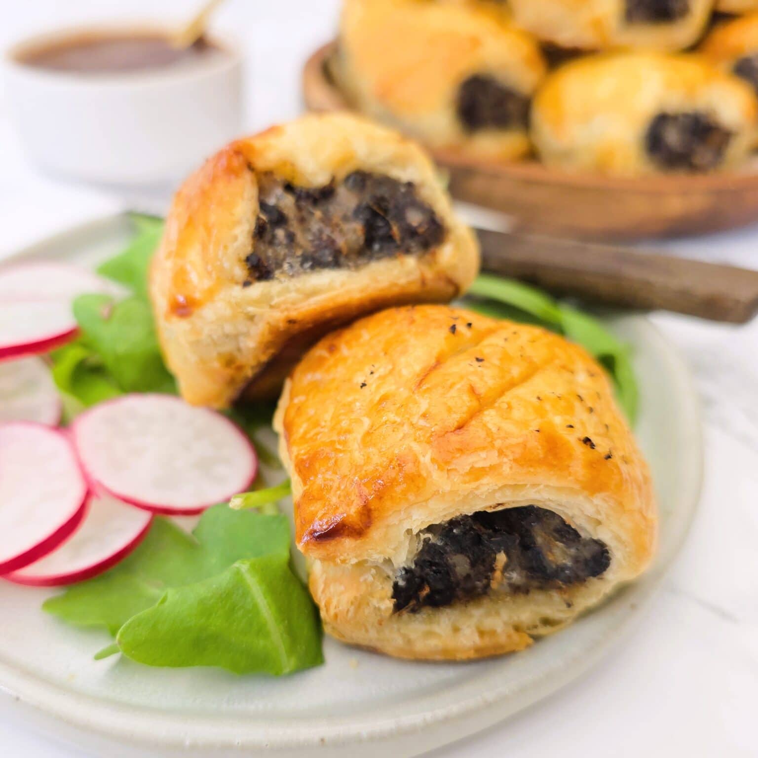 Pork & Black Pudding Sausage Rolls – Feast Glorious Feast