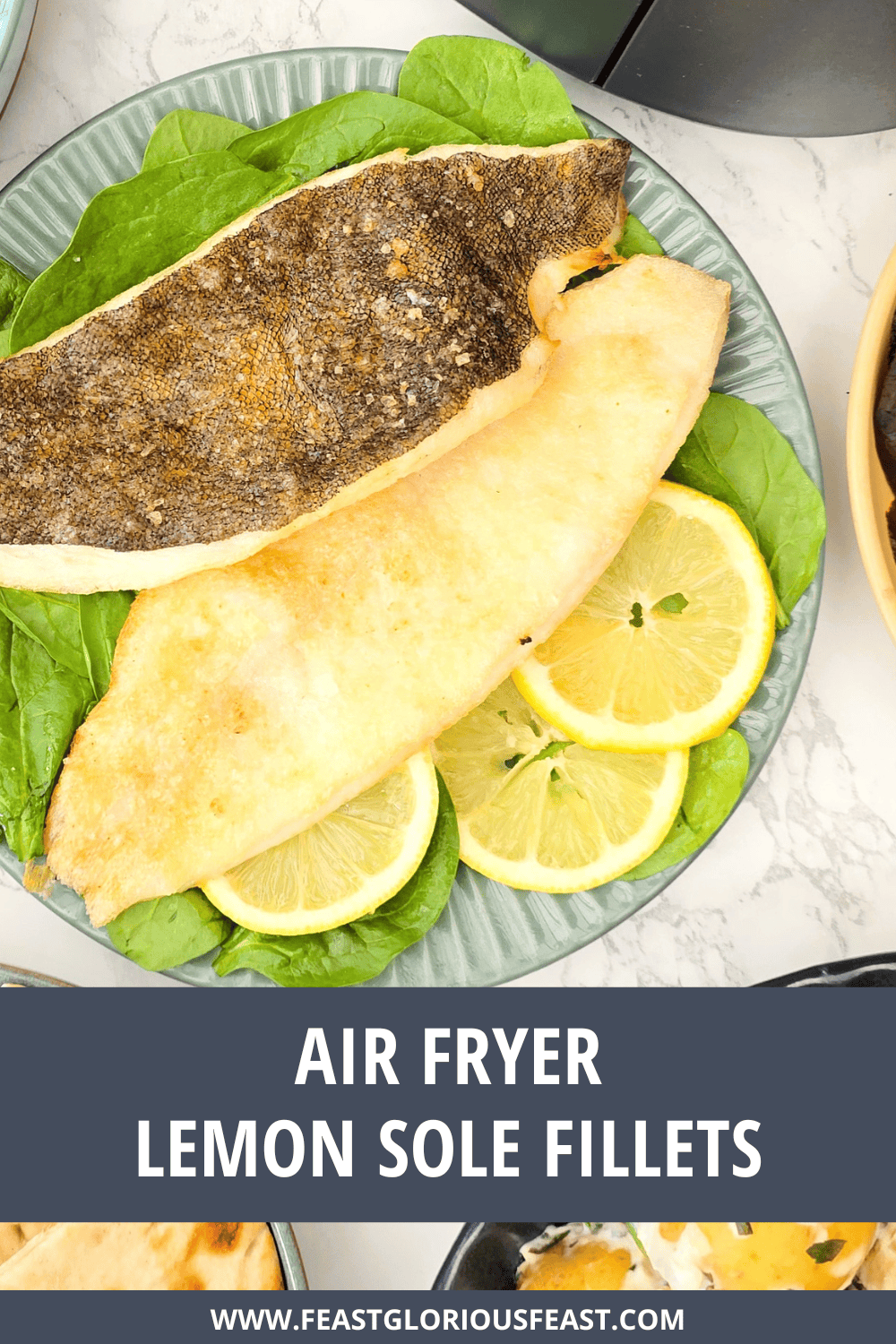 How to Air Fry Lemon Sole Fillets – Feast Glorious Feast