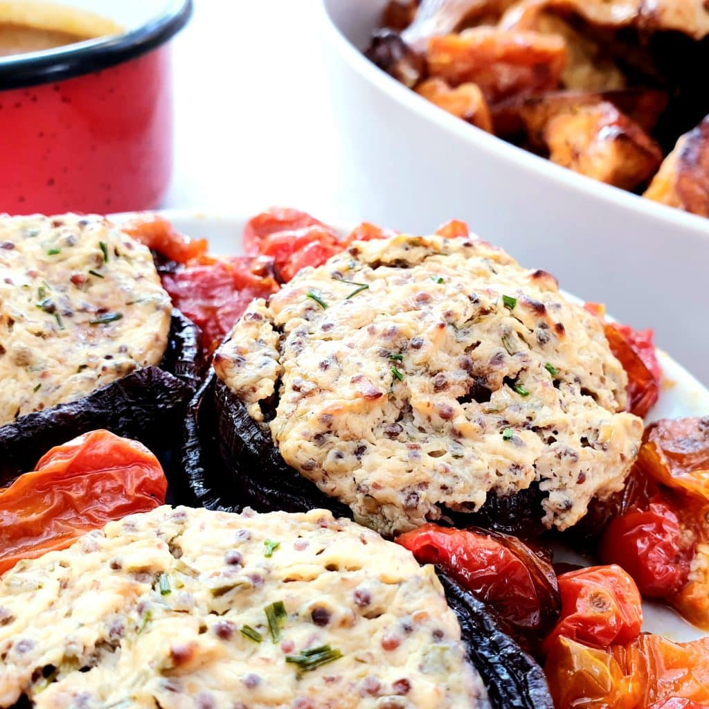 Mustard Roasted Red Onions – Feast Glorious Feast
